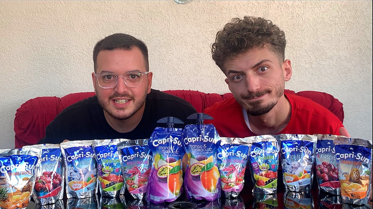 ALBANIAN CAPRI-SUN challenge ! (extrem) | ARIZONRR - YouTube