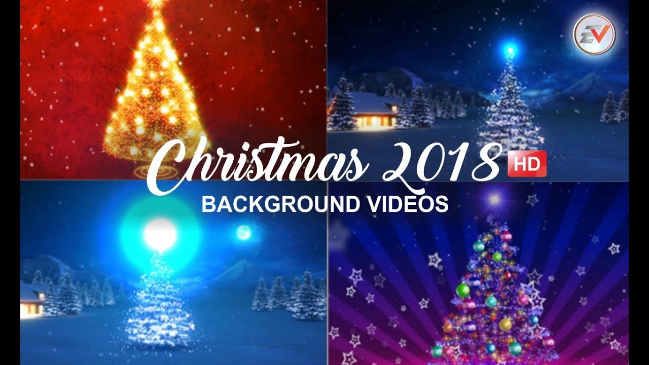 Magic Cool Particles Christmas Christmas Tree Blessing Background Video ...