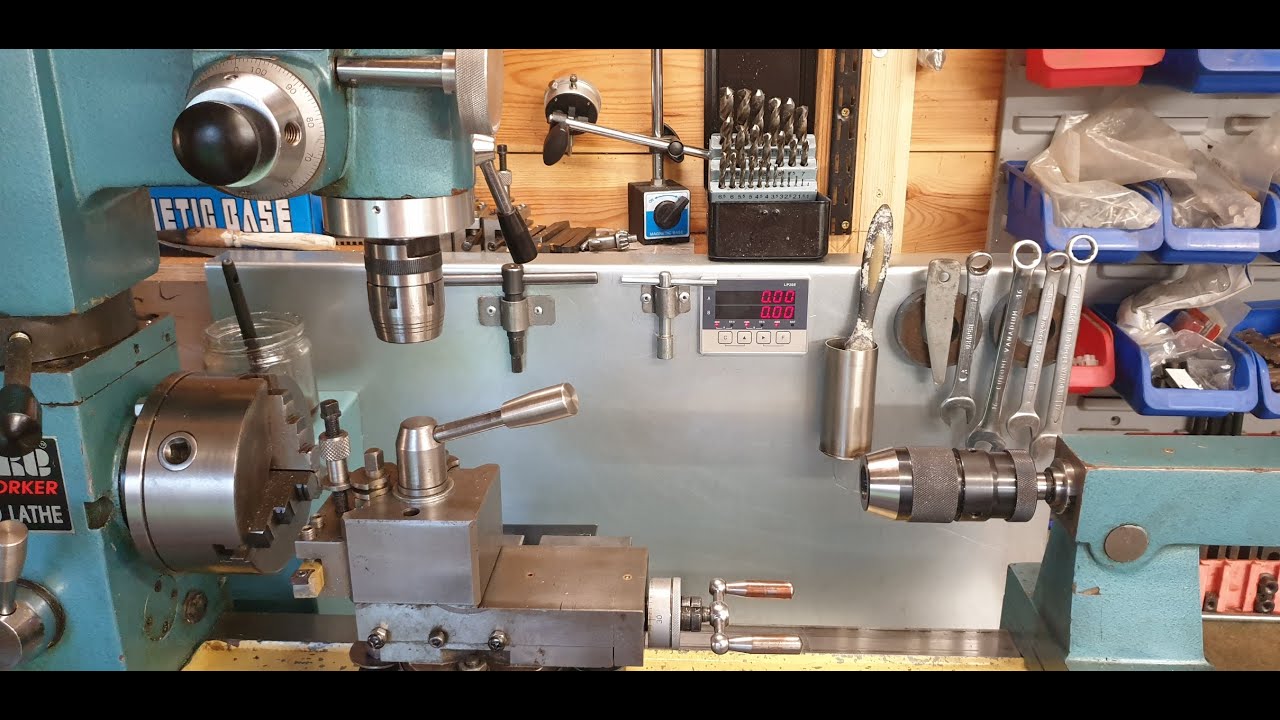 Adding DRO to Clarke CL500M lathe/mill - YouTube