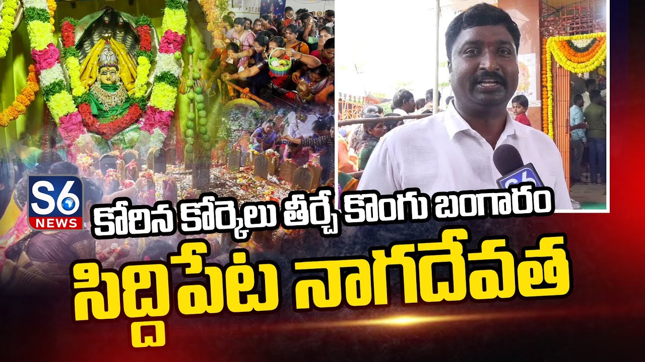 History Of Naga Devatha Temple Siddipet | Nagula Panchami | S6 News ...
