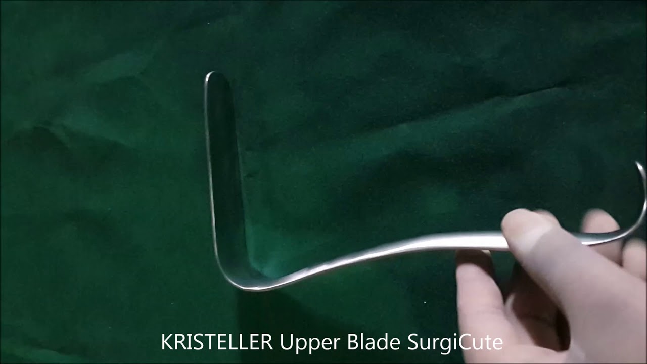 KRISTELLER Upper Blade (Kristeller Vaginal Specula) - YouTube
