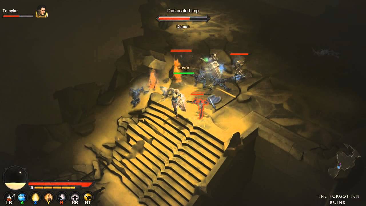 Let's Play: Diablo 3 - Xbox 360 Edition w/ Friends Part 32 "Forgotten ...