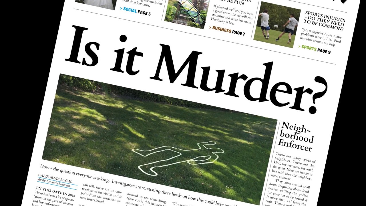 Is it Murder? trailer - updated with sound - YouTube