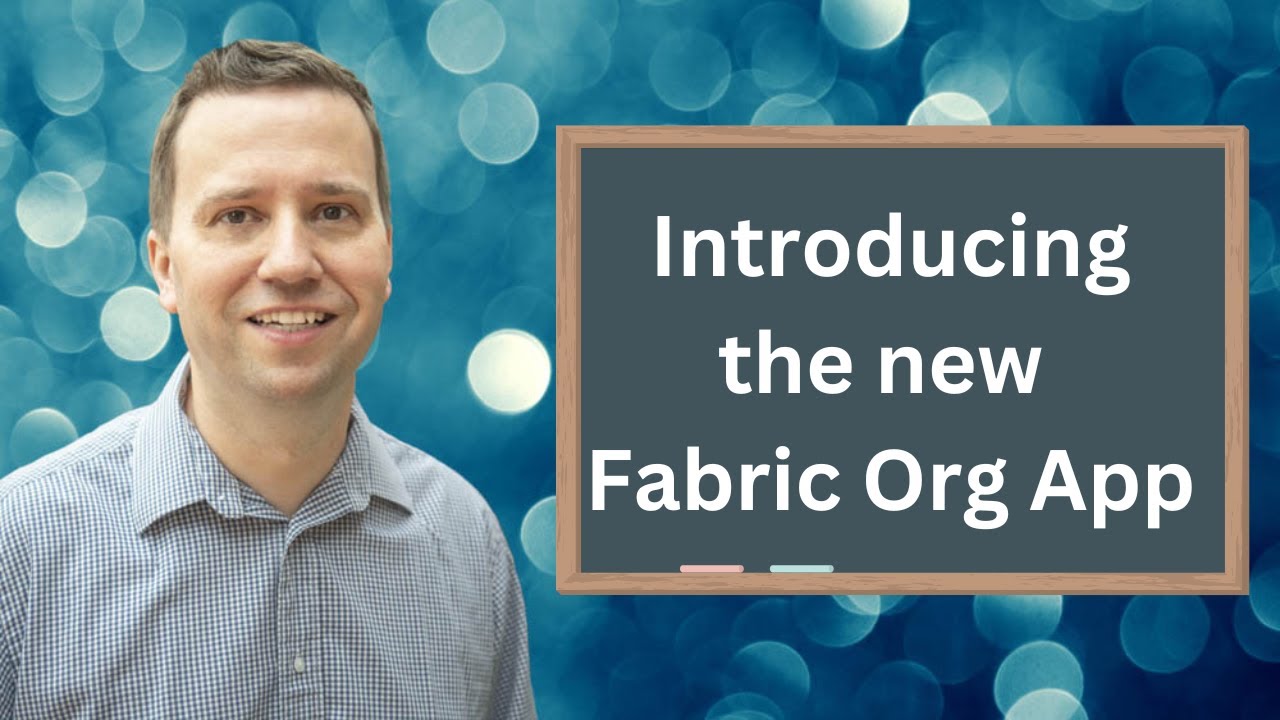 Introducing the new Fabric Org App - YouTube