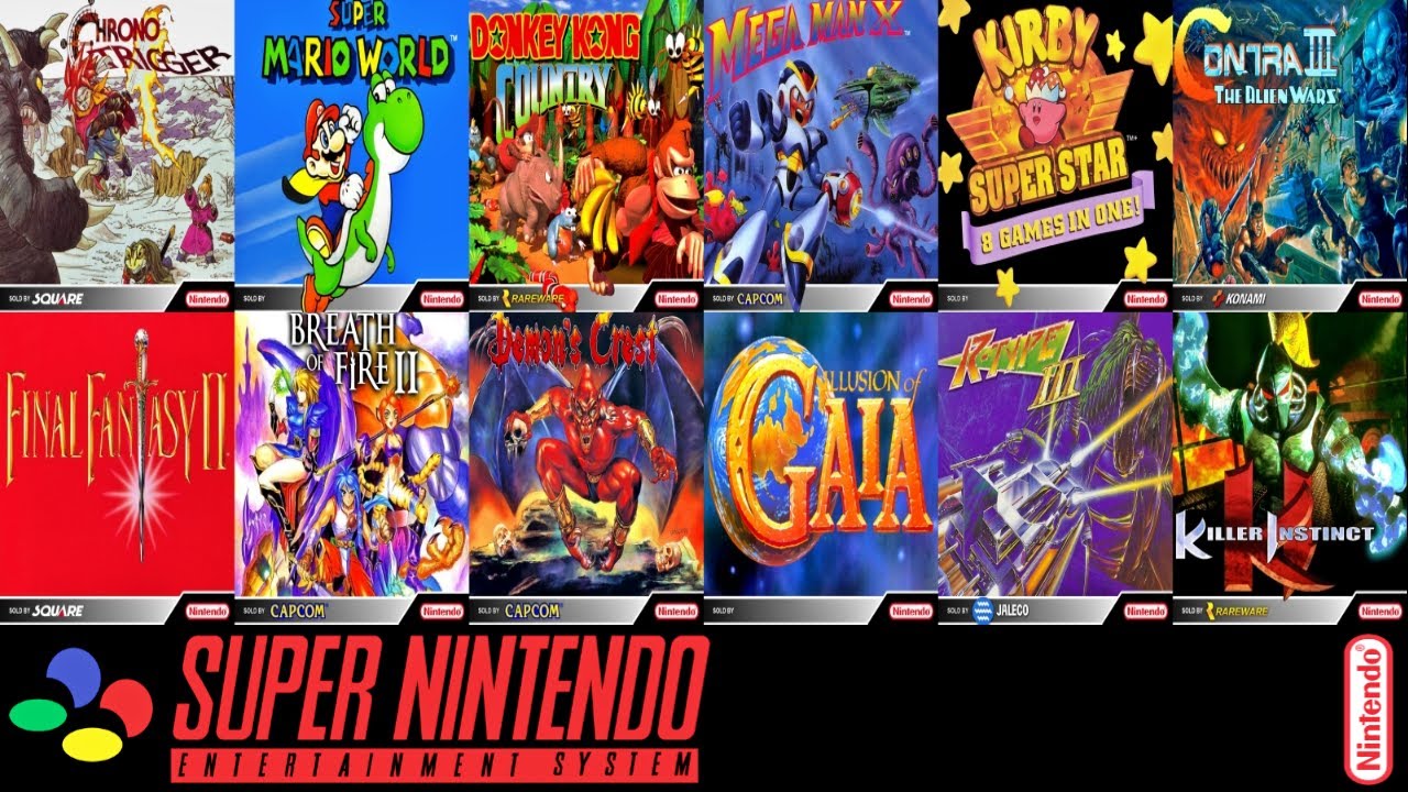 Top 100 Best Super Nintendo Entertainment System (SNES) GAMES That ...