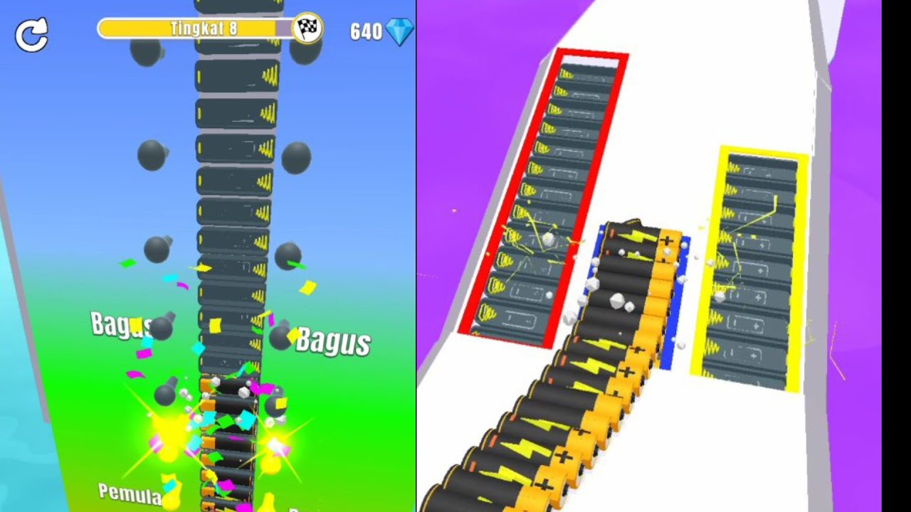 Battery Run Level 1-10 Game Android - YouTube