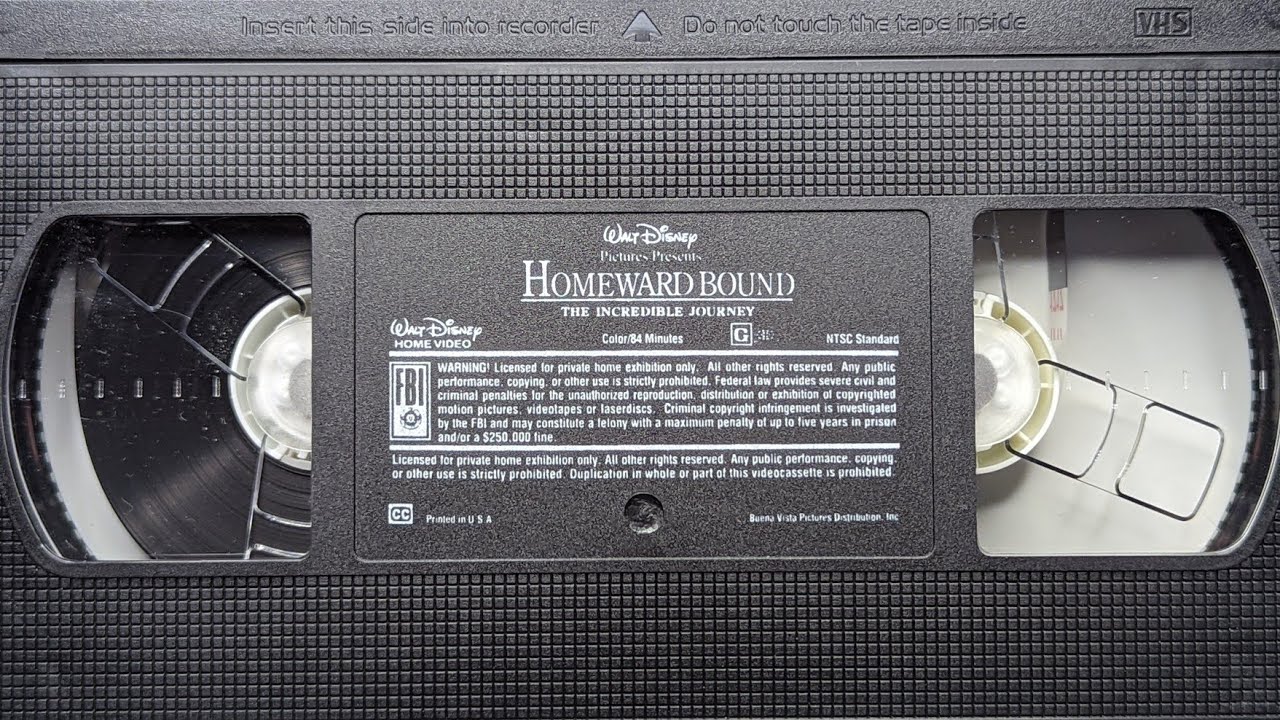 Homeward Bound: The Incredible Journey VHS Pre-Show - YouTube