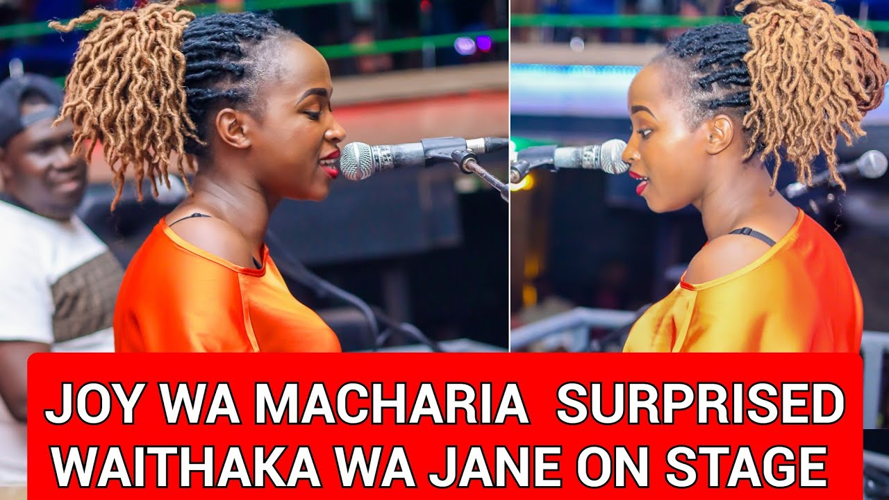 Joy wa macharia surprises waithaka wa jane at stage on her birthday 💐🎂 ...