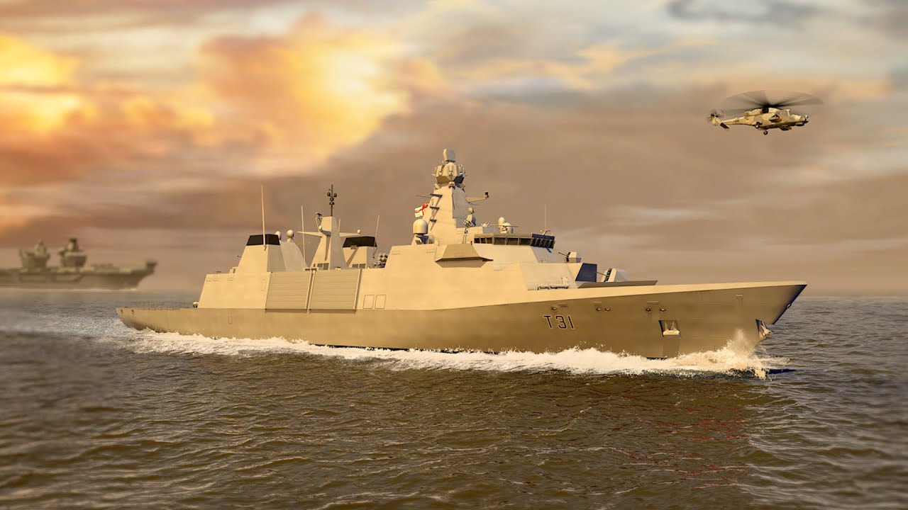 В Британии начали строительство третьего фрегата проекта Type 31 - YouTube