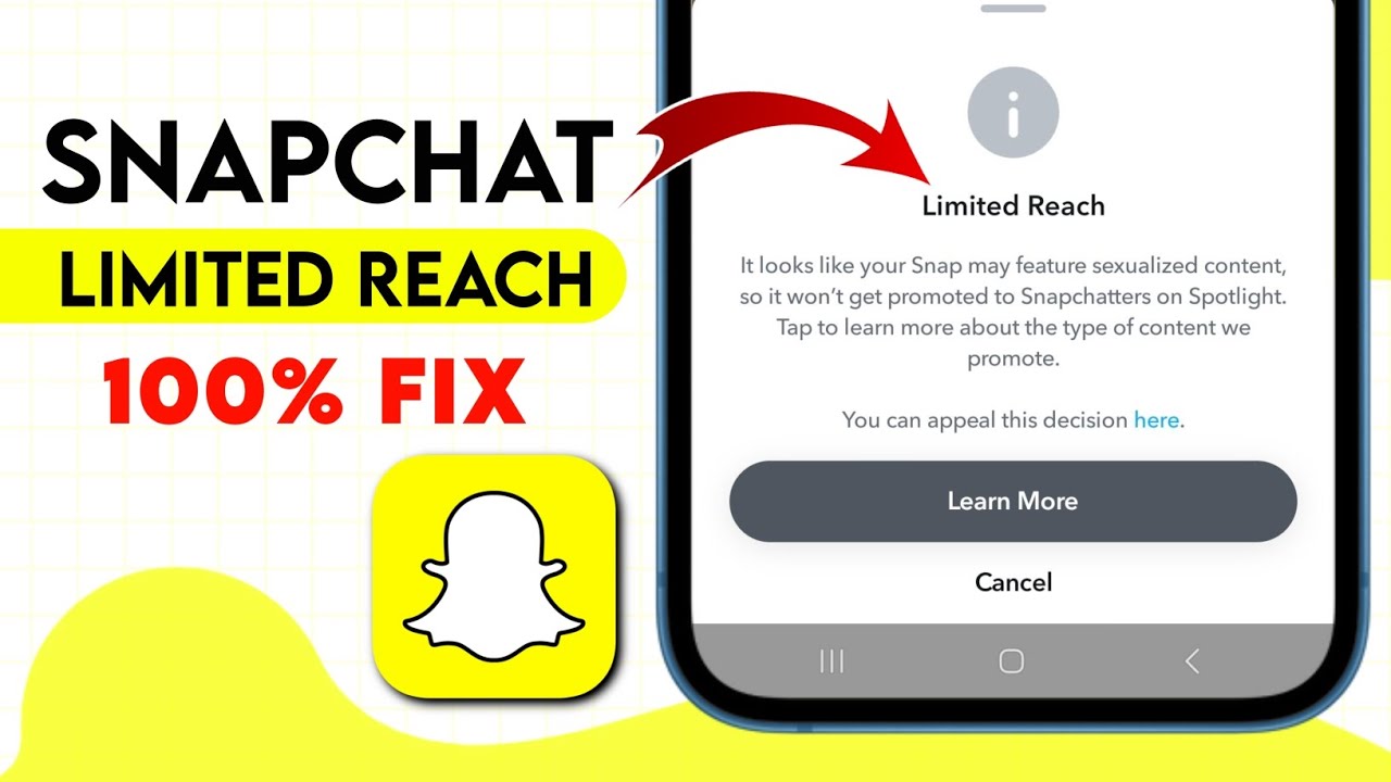 100% Fix - Snapchat Spotlight limited reach Problem - YouTube
