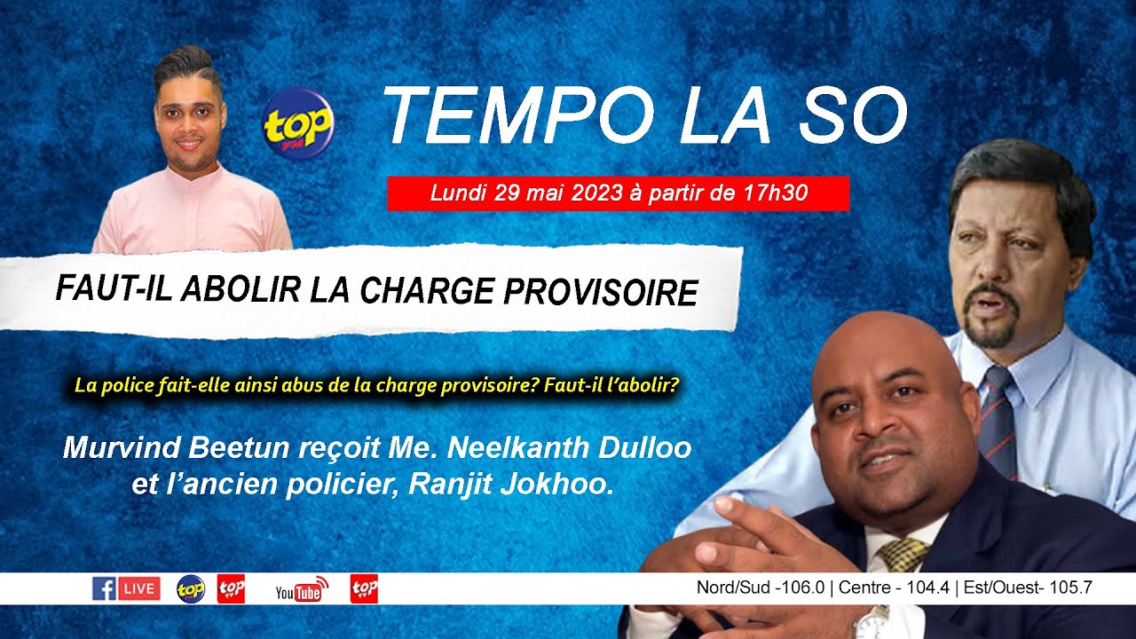 Tempo la So Murvind Beetun reçoit Neelkanth Dulloo et Ranjit Jokhoo ...