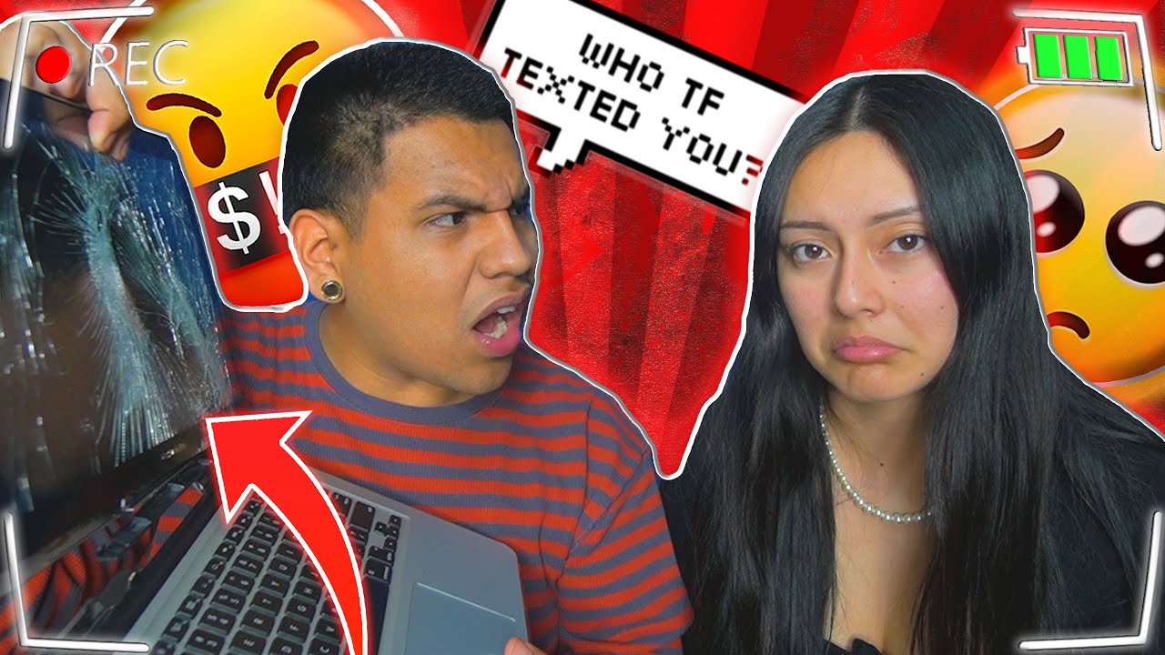 SMASHING HER LAPTOP, Then Surprising Her with MACBOOK PRO! (Cute ...