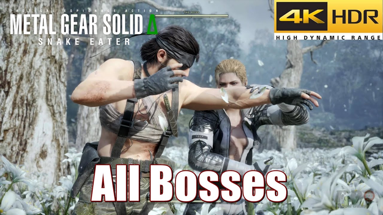Metal Gear Solid Delta All Bosses - (How to Beat Them) 4K HDR - YouTube