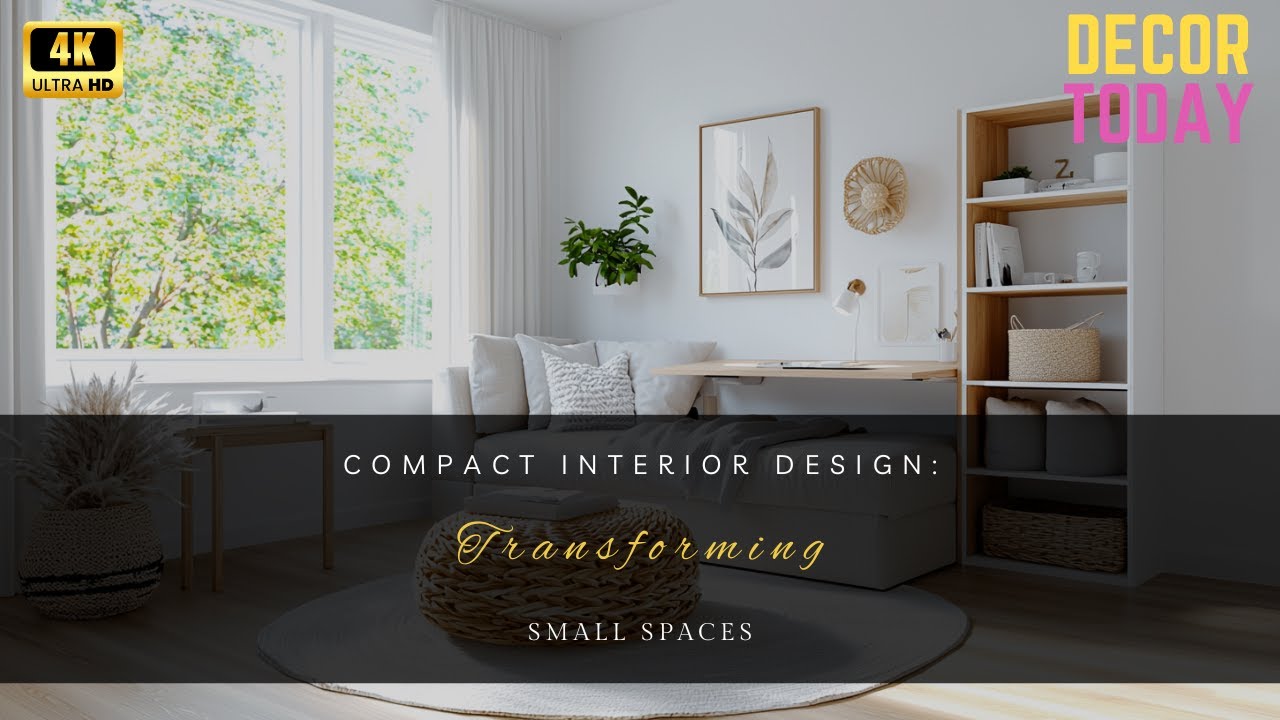 Compact Interior Design: Transforming Small Spaces - YouTube