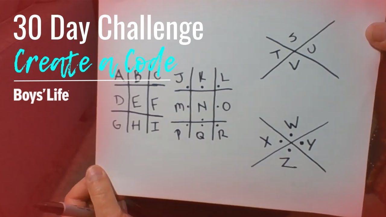 30 Day Challenge K-2nd Grade | Create a Secret Code - YouTube