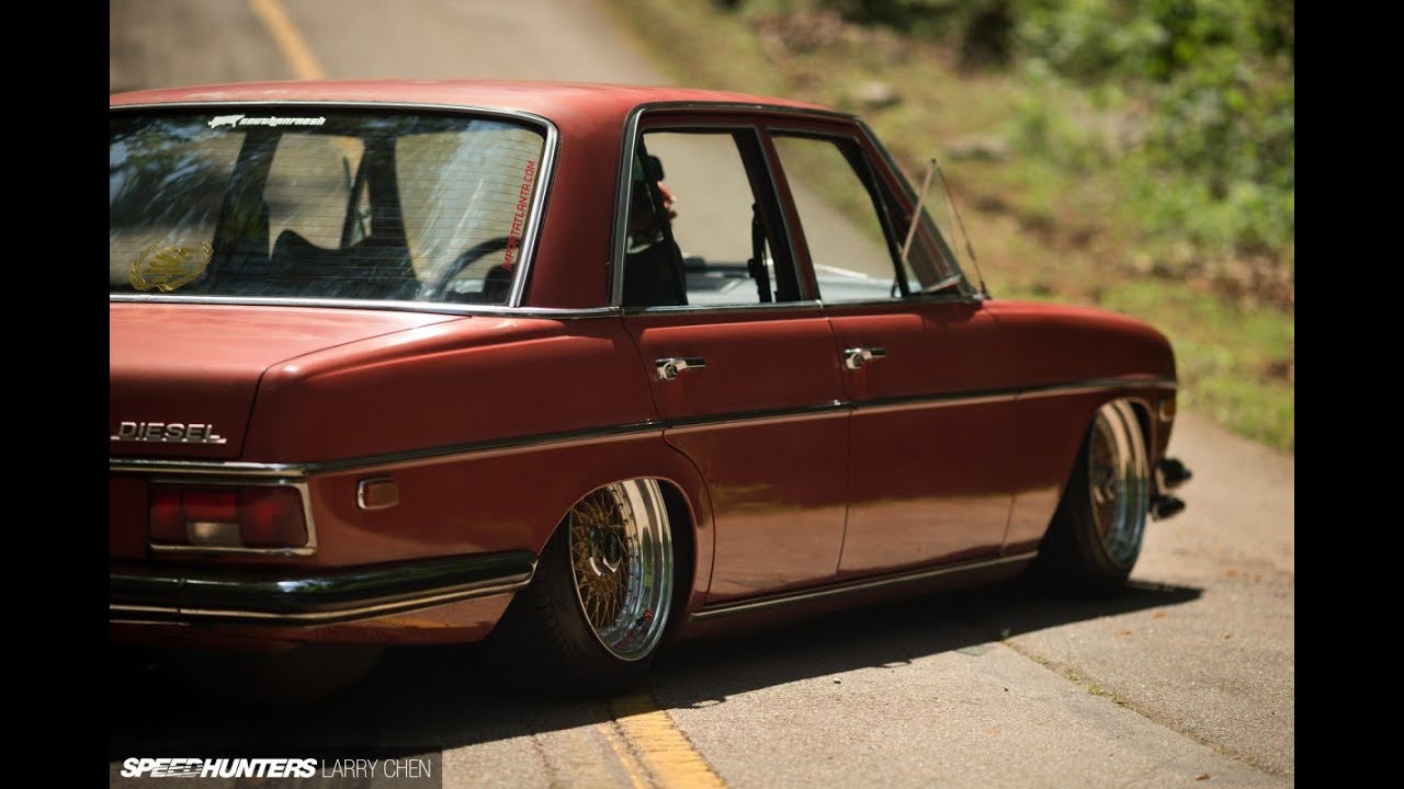 Tuning Mercedes Benz W114 Stance - YouTube