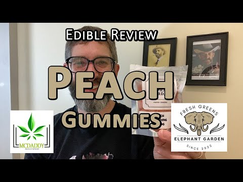 Edible Review - Peach Gummies - Elephant Garden - YouTube