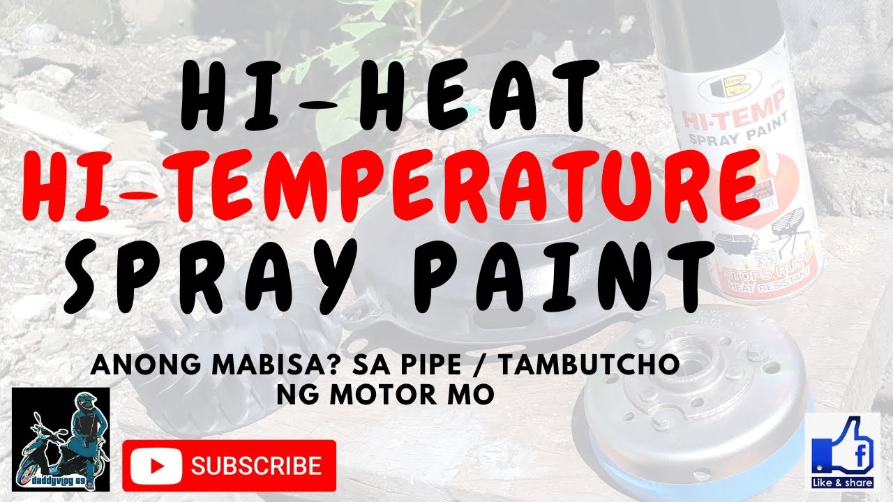 HI HEAT vs HI TEMP PAINT #motovlog #spraypaint - YouTube