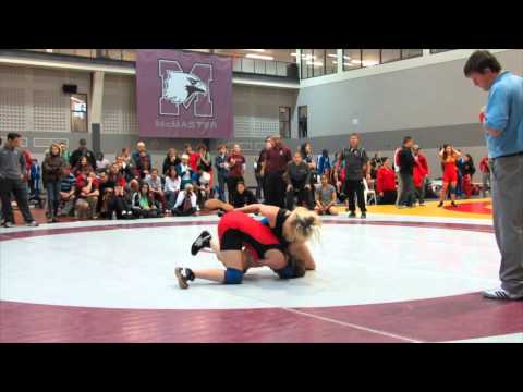 2013 McMaster Invitational: 55 kg Julie Steffler vs. Christianna Walker ...