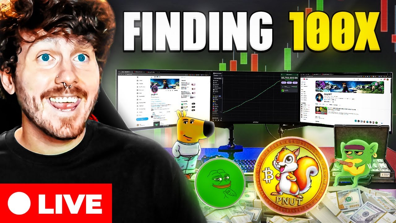 🔴 I FOUND A 1000X MEME COIN! LIVE TRADING SOLANA MEMECOINS! 1000X ...