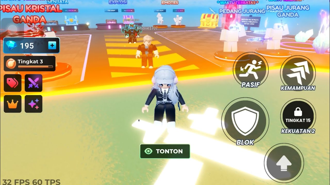 Kelly main roblox bola hantu - YouTube
