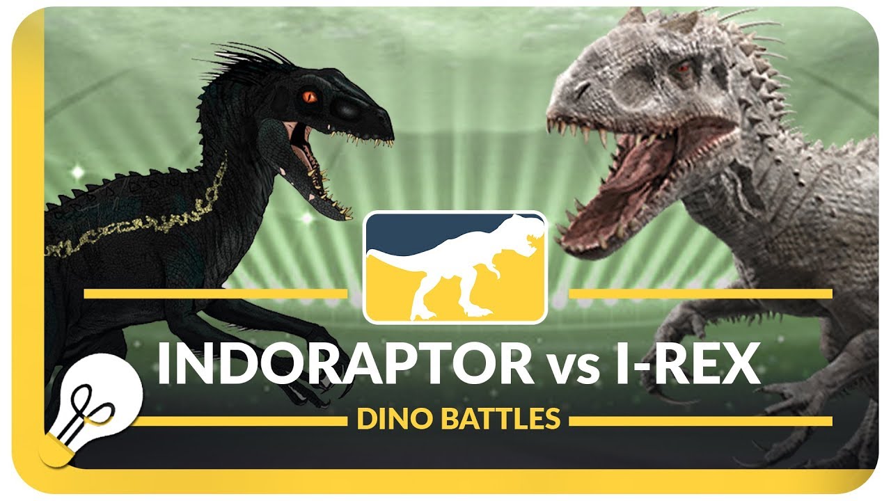 Indoraptor vs Indominus Rex - YouTube