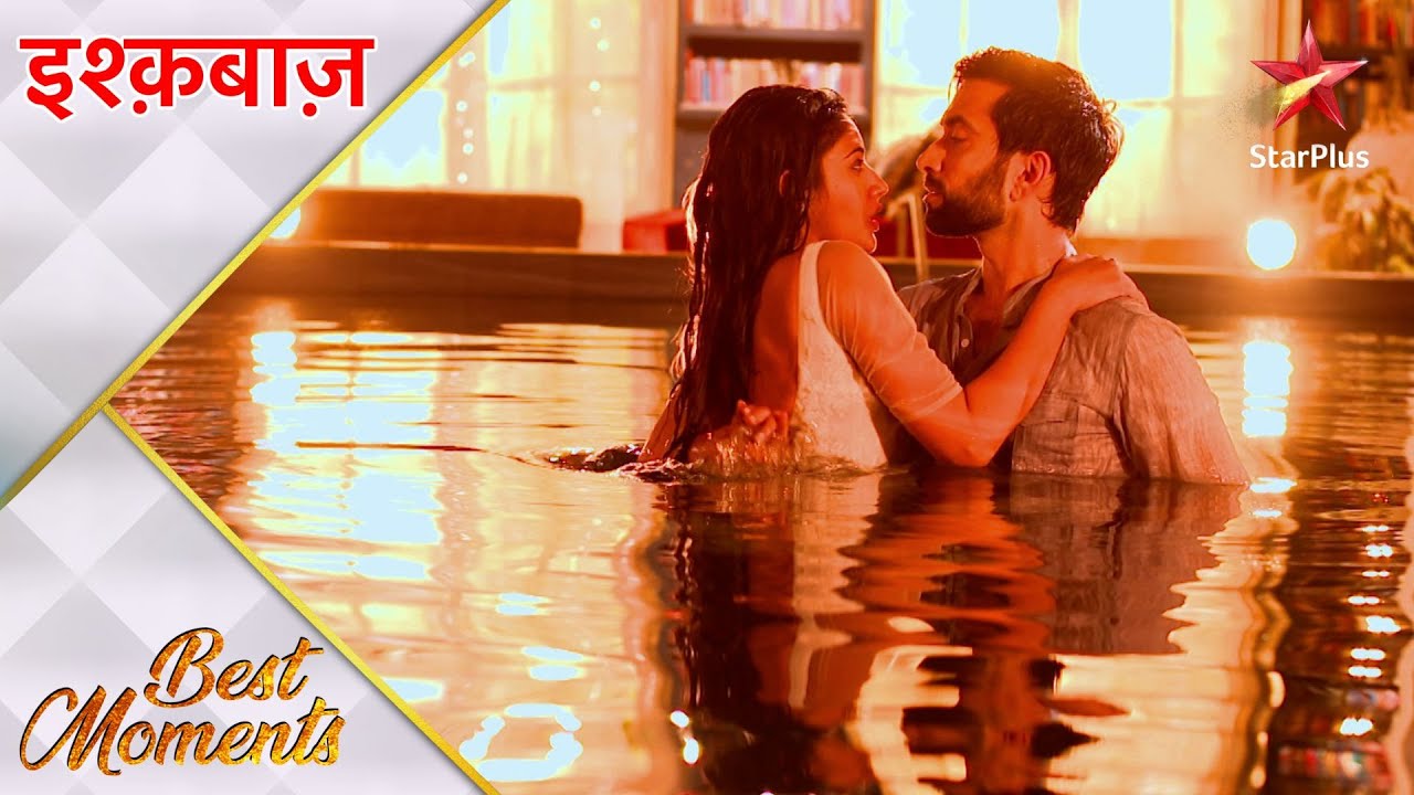 Ishqbaaz | Anika and Shivaay's romance in the pool! - YouTube