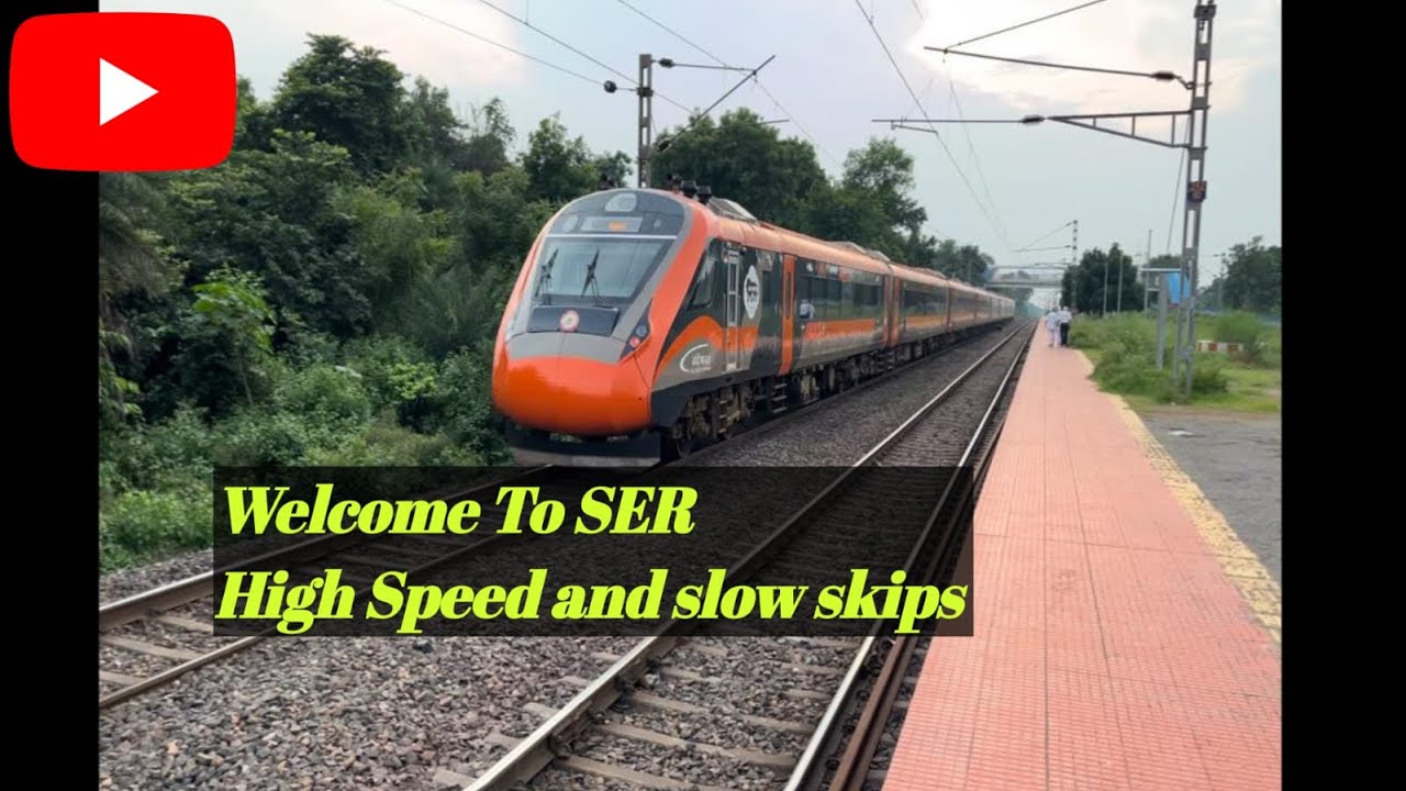 Samparkranti Exp, Vande Bharat Exp, Barkakana Passenger | SER Section | KGP-TATA - YouTube