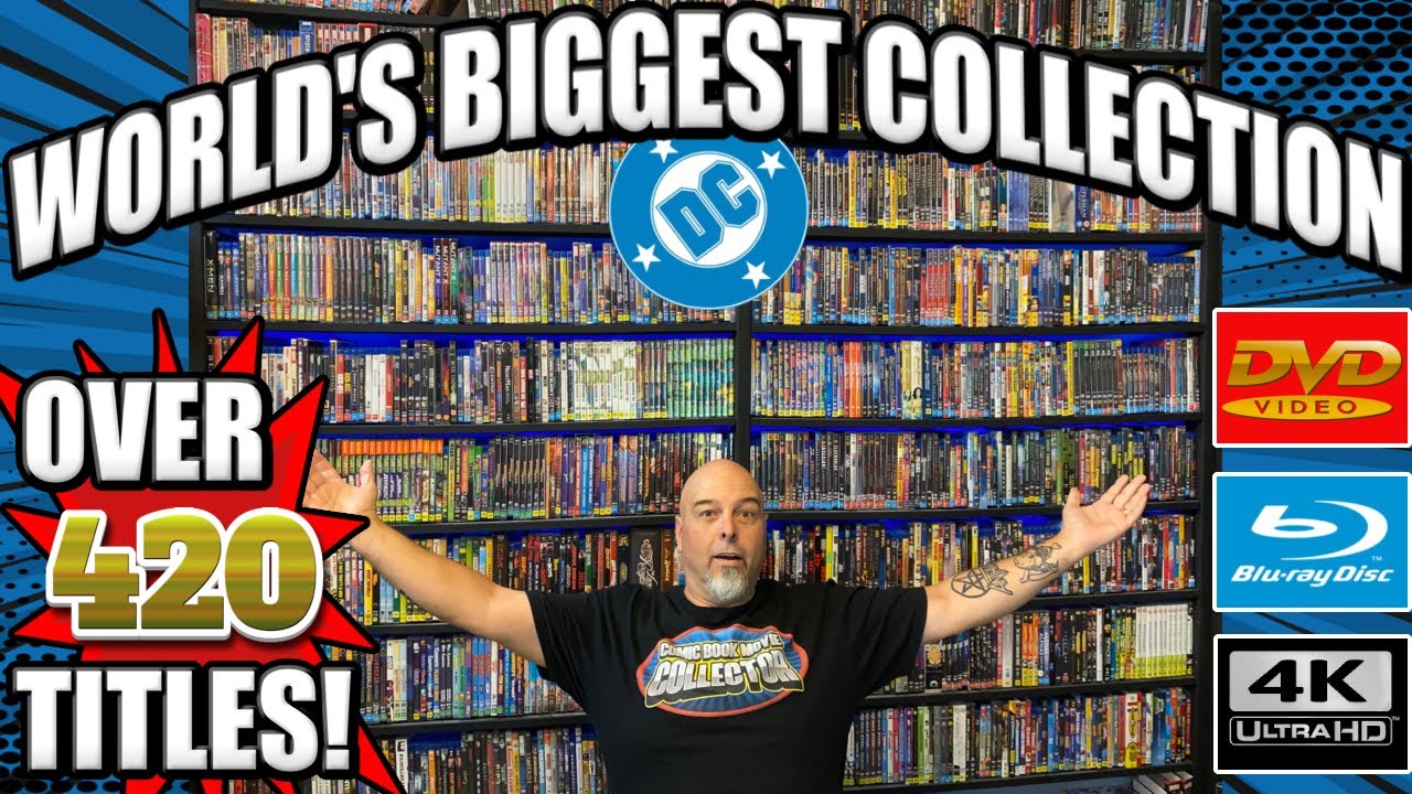 2026 WORLD'S BIGGEST DC Comics Superhero DVD Blu-ray 4kHD Collection of ...