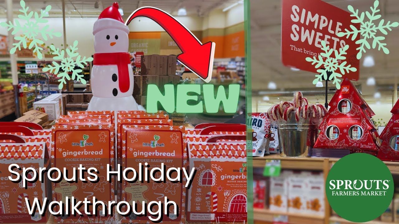 Sprouts Holiday Walkthrough 2024 | Christmas Finds, New Seasonal Items ...