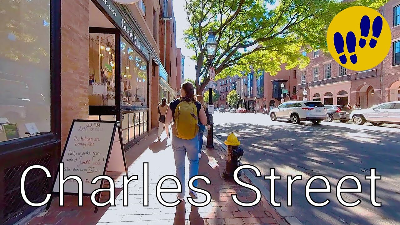 Walking around Charles Street, Boston MA - YouTube