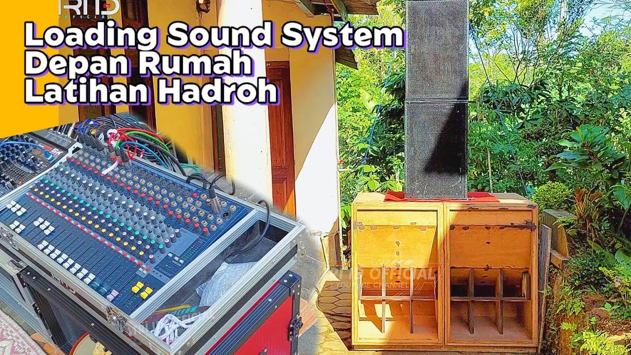 Loading Sound System Depan Rumah, Cukup 2 Sub Single 2 Line Array - YouTube