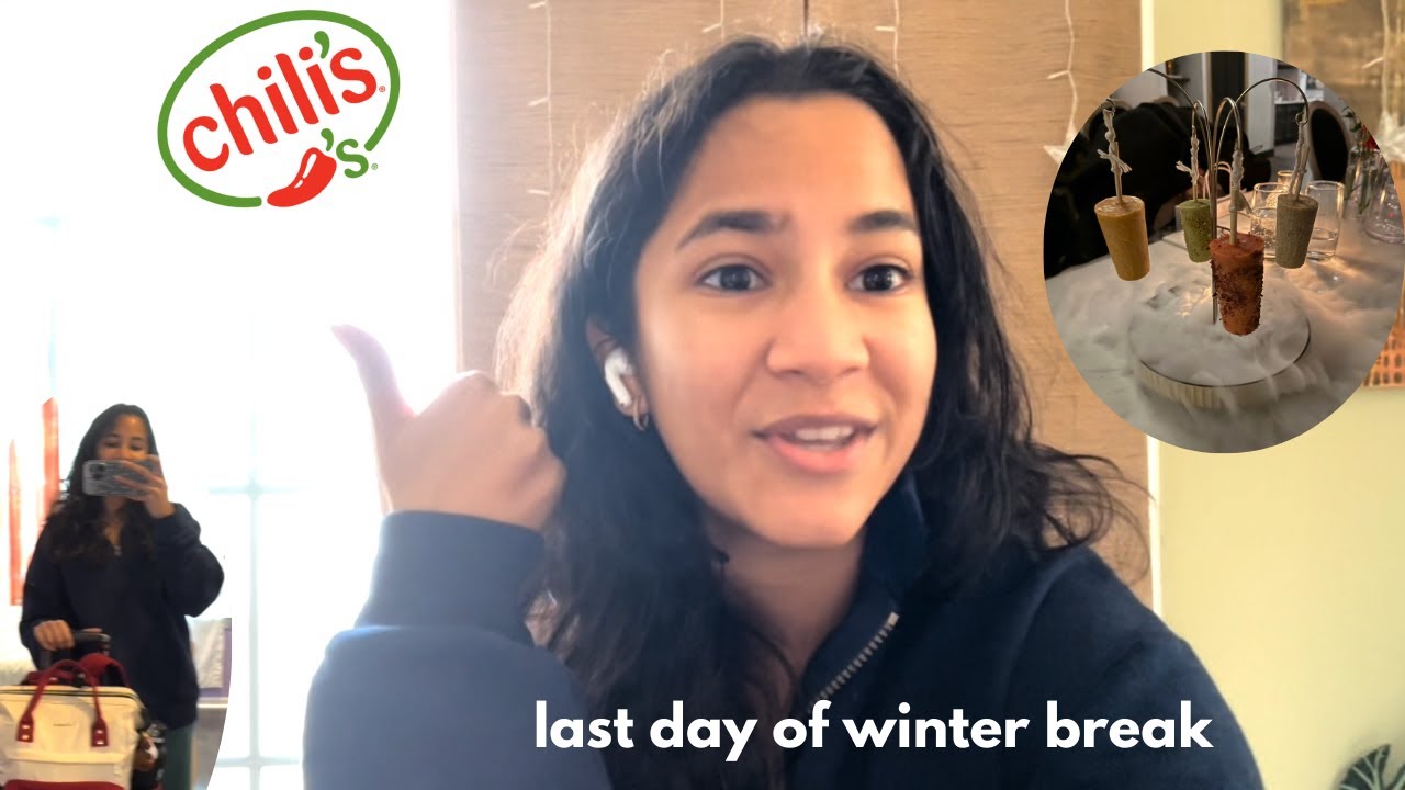 Last Week of Winter Break | packing, chilli's triple dipper, saffron ...