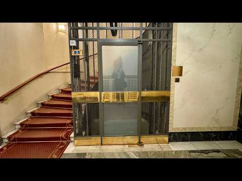 Stockholm, Sweden: Vintage Elevator with tasteful mod
