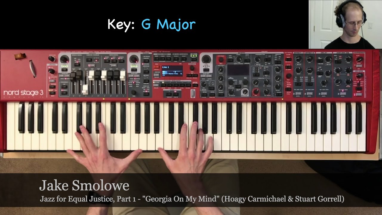 "Georgia On My Mind" (Hoagy Carmichael & Stuart Gorrell) w/12 key ...