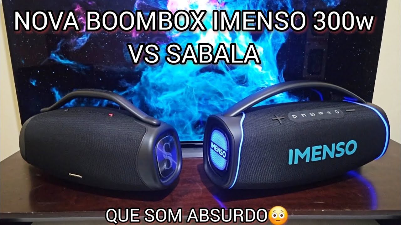 NOVA BOOMBOX IMENSO X41A 300W VS SABALA - YouTube