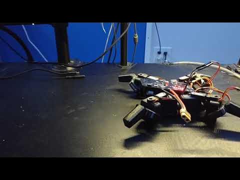 SMARS Quad Walker, Walk Cycle System Check - YouTube