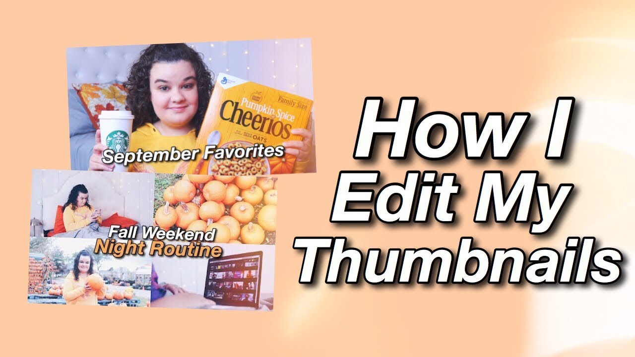 How I Edit My YouTube Thumbnails! - YouTube