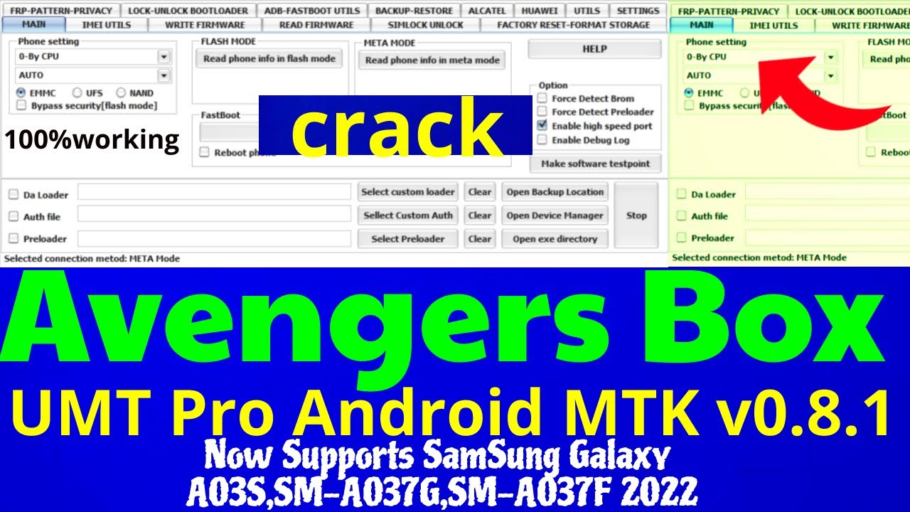 Avengers Box / UMT Android MTK v0 8 1 - Now Supports SamSung Galaxy ...