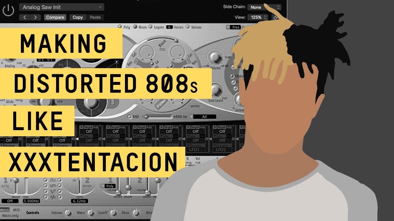 How to make Distorted 808s like XXXTENTACION from scratch - YouTube