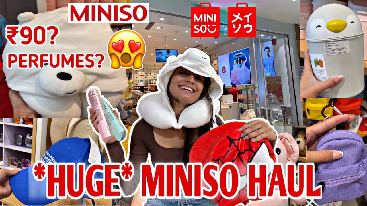 Huge Miniso Haul 🤩 || *Starting at ₹90* September MINISO HAUL ...
