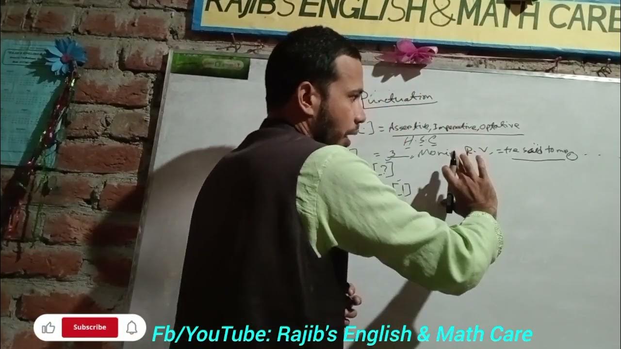 Punctuation Mark | Rajib's English & Math Care - YouTube
