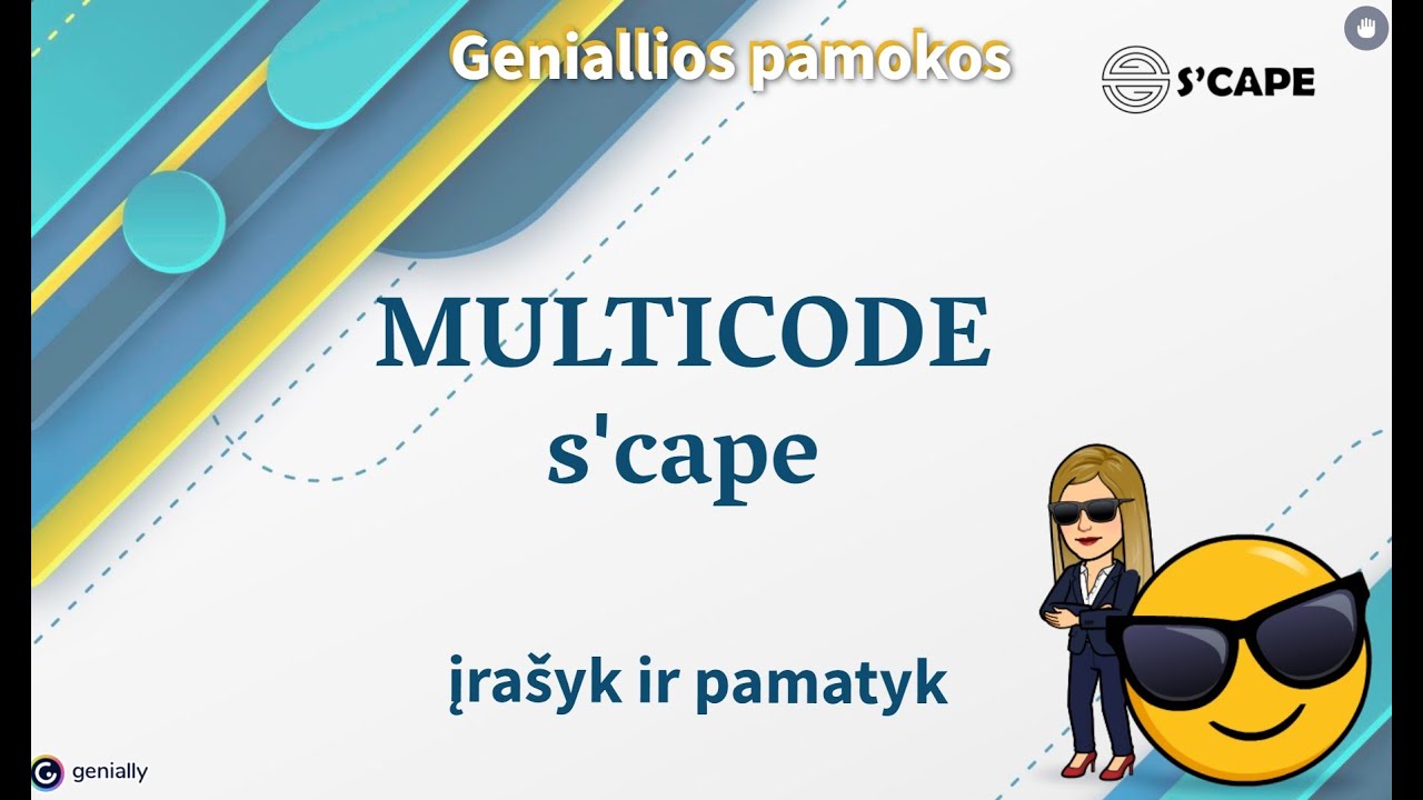 MULTICODE scape genially - YouTube