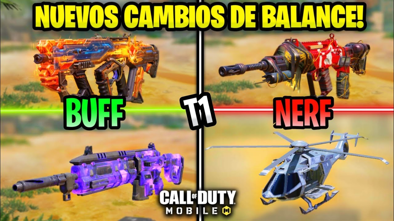 NUEVOS CAMBIOS DE BALANCE PARA LA TEMPORADA 1 DE COD MOBILE ...