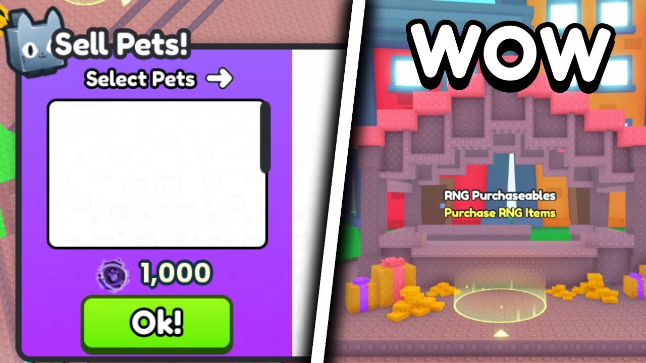 SELL PETS for Coins and NEW RNG ITEMS in Pet Simulator 99 RNG Event ...
