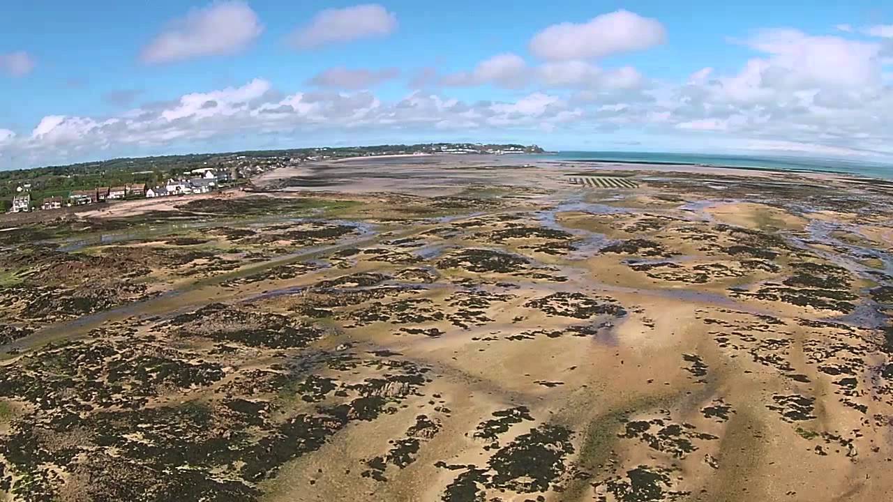 Fly-over at La Rocque, Jersey - YouTube