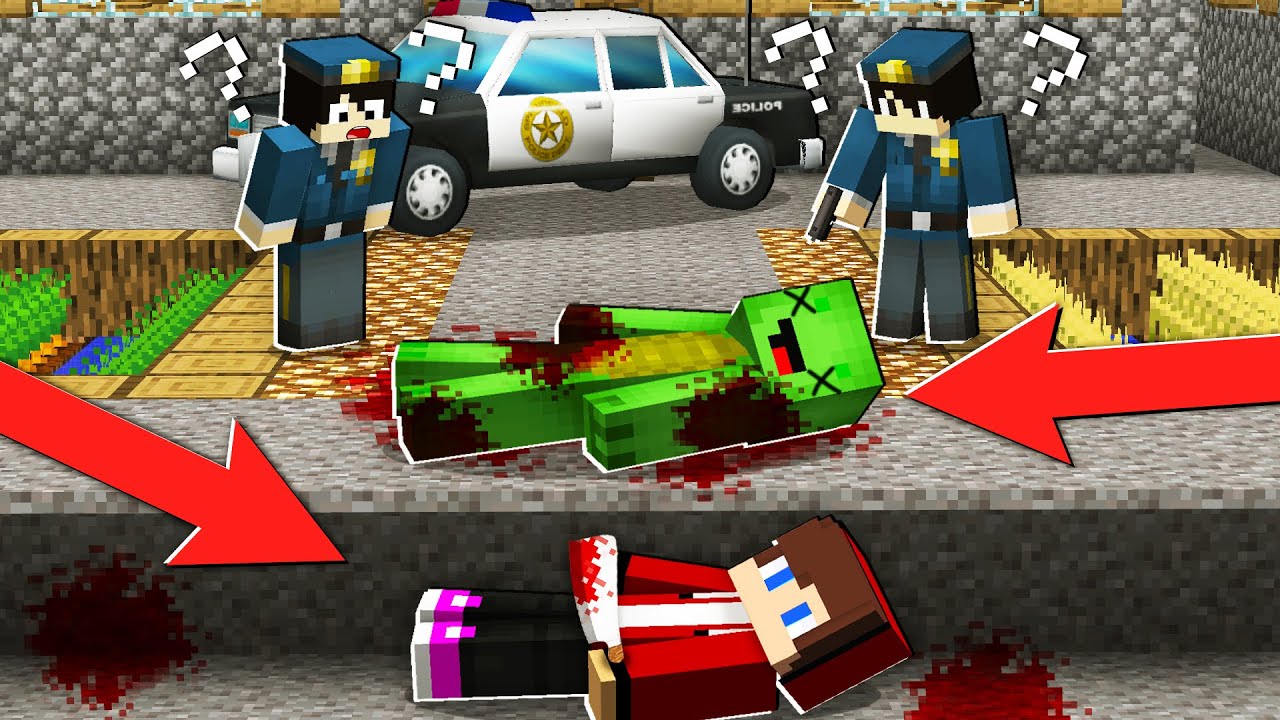 JJ Killed Mikey and Went Into Hiding ! Can He Stay Hidden ? - Minecraft ...