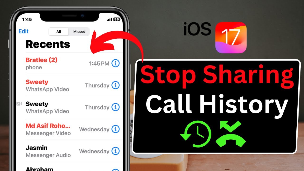 How To Stop Sharing Call History Between IPhones IOS 17 Turn Off Call how-to-stop-sharing-call-history-between-iphones-ios-17-turn-off-call