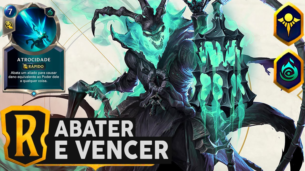 6 DE DANO TURNO 1 😵 ATROCIDADE CLÁSSICA RETORNA | THRESH & NASUS DECK | LEGENDS OF RUNETERRA ...