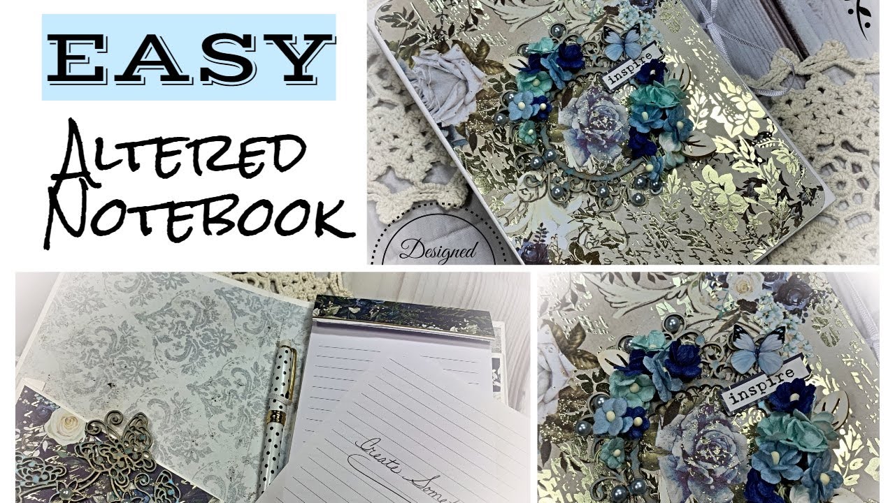 EASY**** Altered Notebook Tutorial - YouTube
